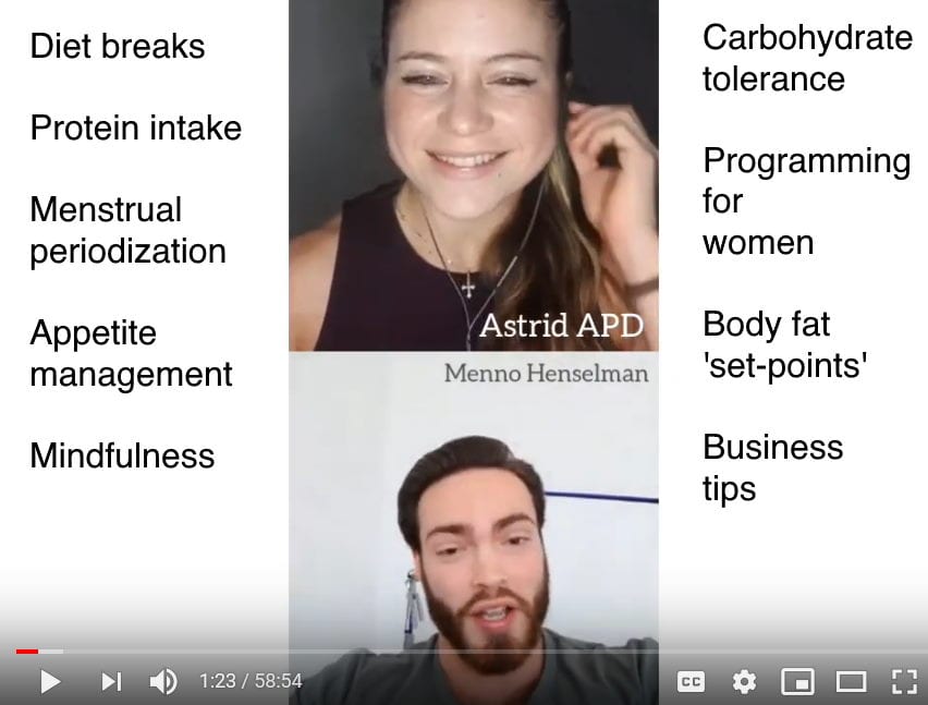 Live advanced nutrition interview by Astrid Naranjo