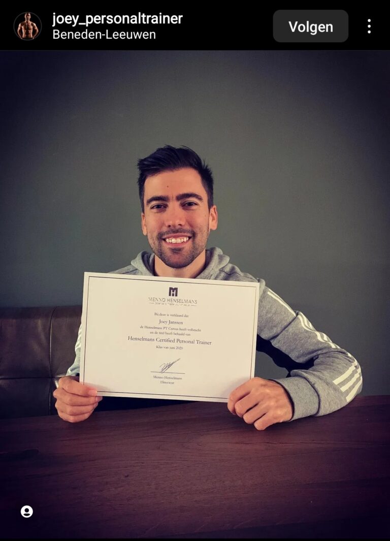 The Henselmans PT Course Certification | MennoHenselmans.com