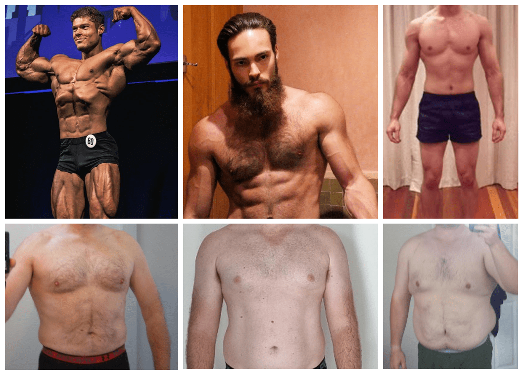 Body Fat Percentage By Picture For Men MennoHenselmans